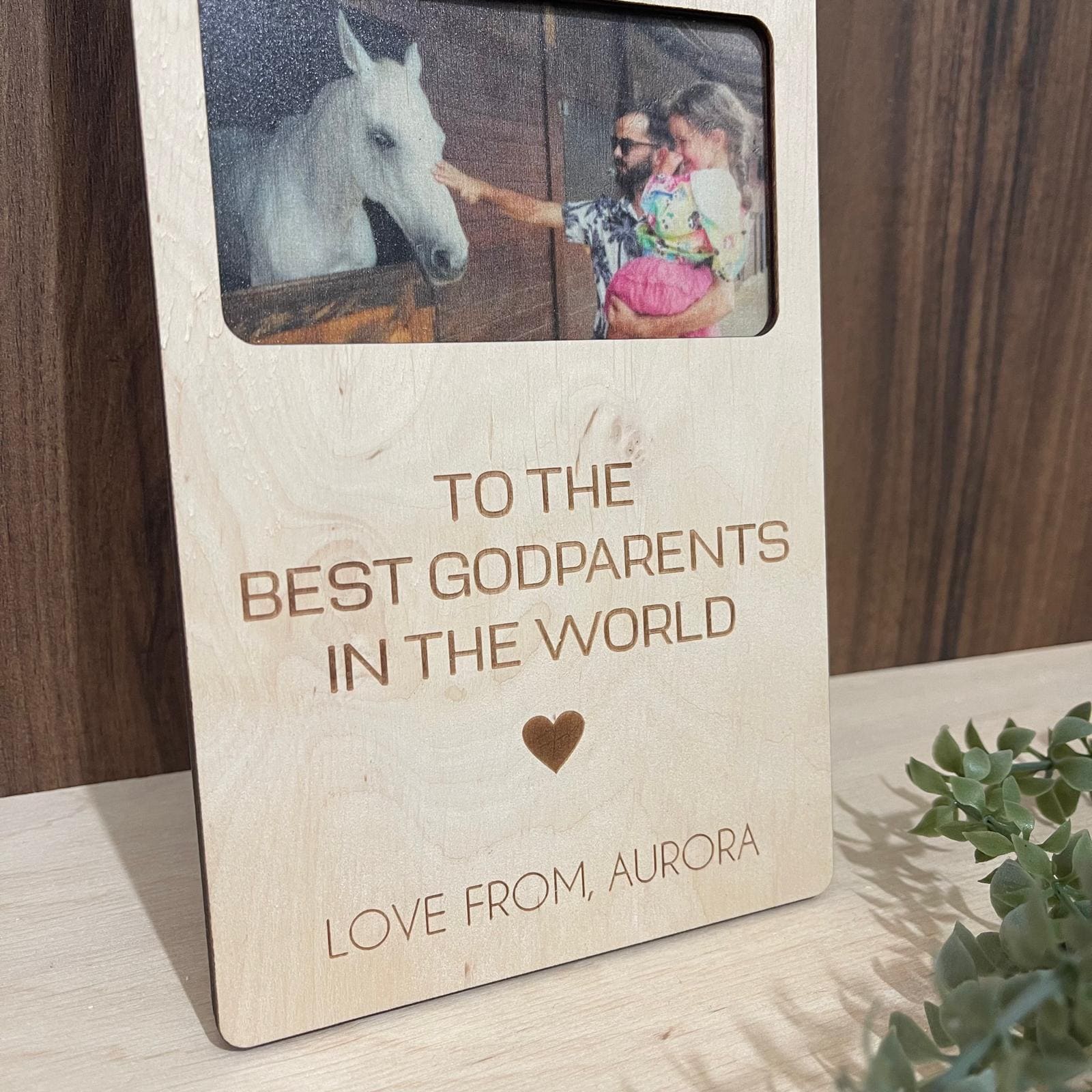 Moldura Best Godparents – Cakol