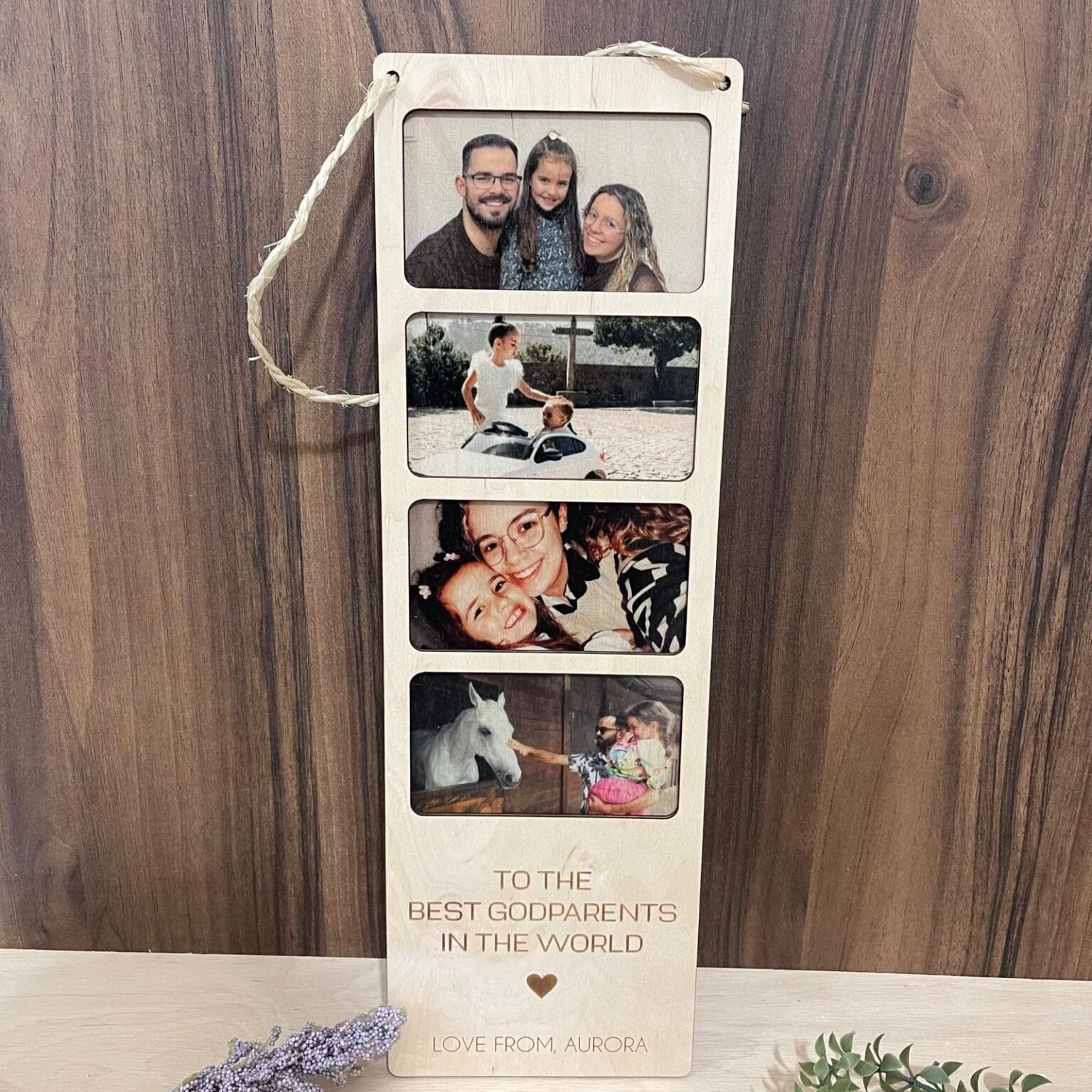 Moldura Best Godparents – Cakol
